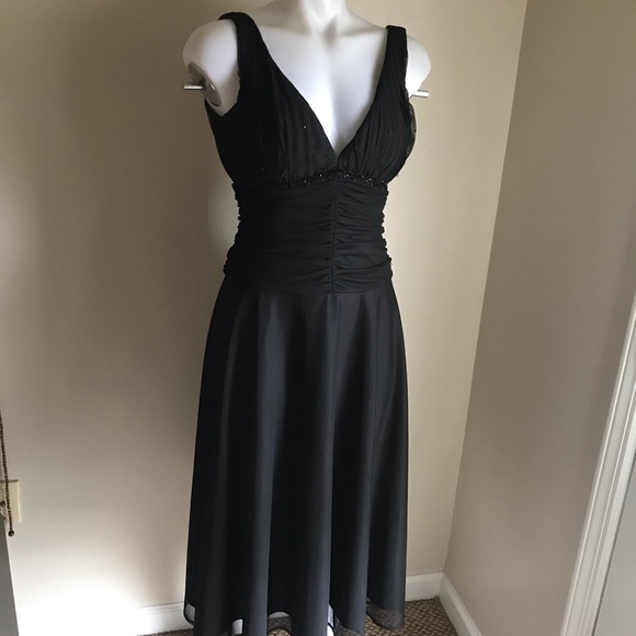 Dresses | Bridal Dress Simi Gown Dress Sz 4 Black | Poshmark